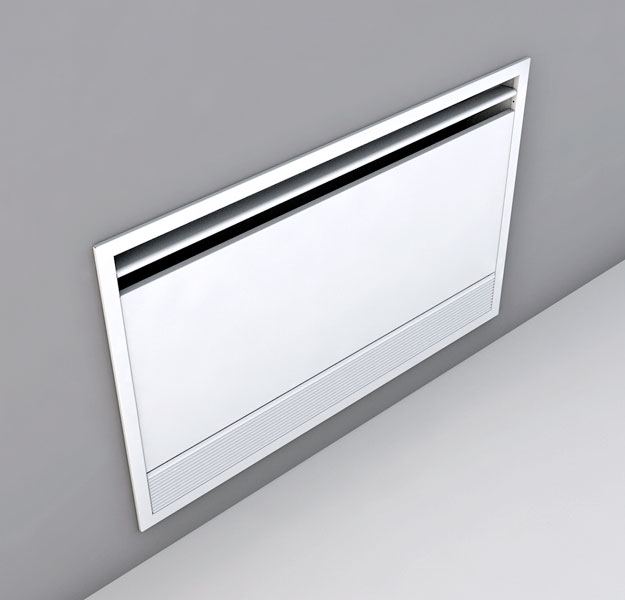 Ventiloconvector hidrónico para encastrar para aquecimento e arrefe...