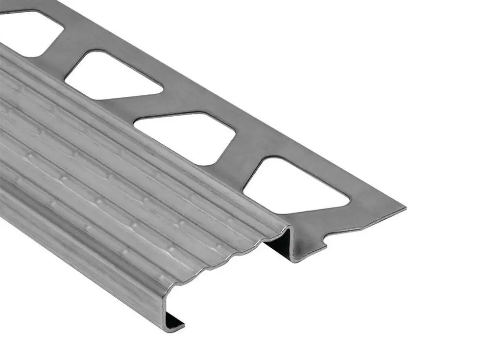 Perfil para escadas em aço inoxidável Schlüter-TREP-E Perfil para e...